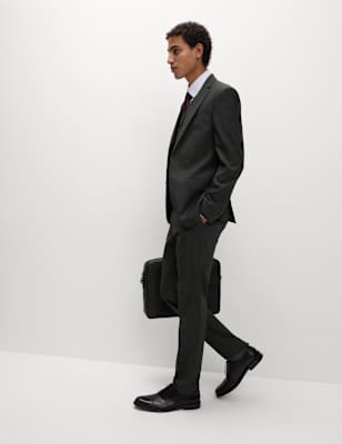 Kostuum met stretch en skinny pasvorm