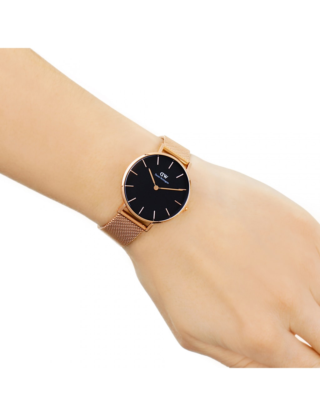 Daniel Wellington Petite Melrose Rose Gold Watch | Daniel Wellington | M&S