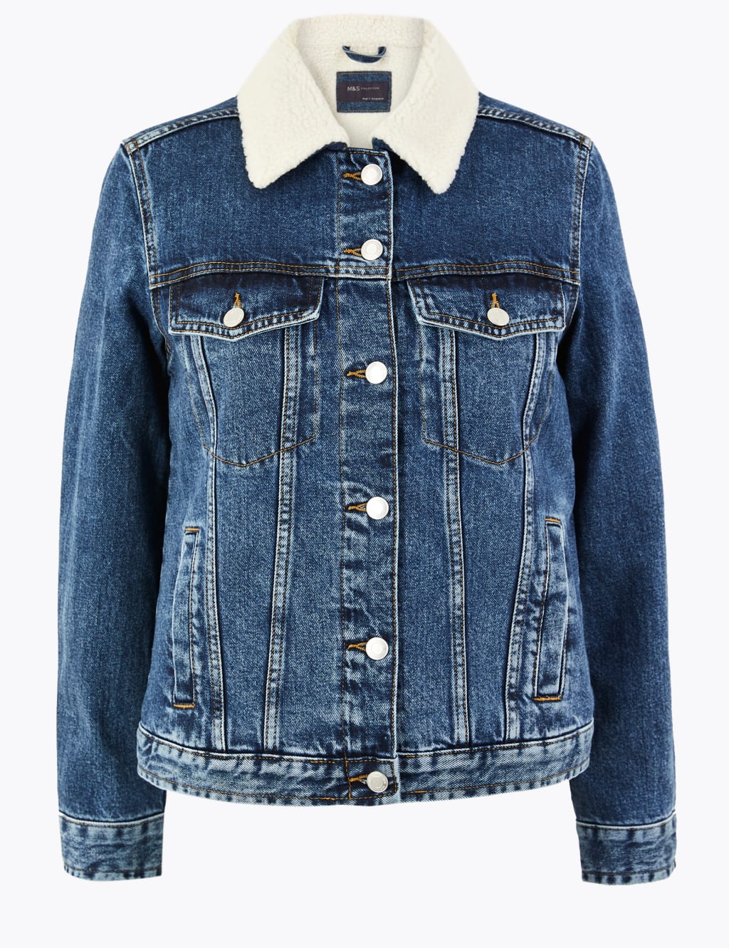 Denim Borg Lined Jacket | M&S Collection | M&S