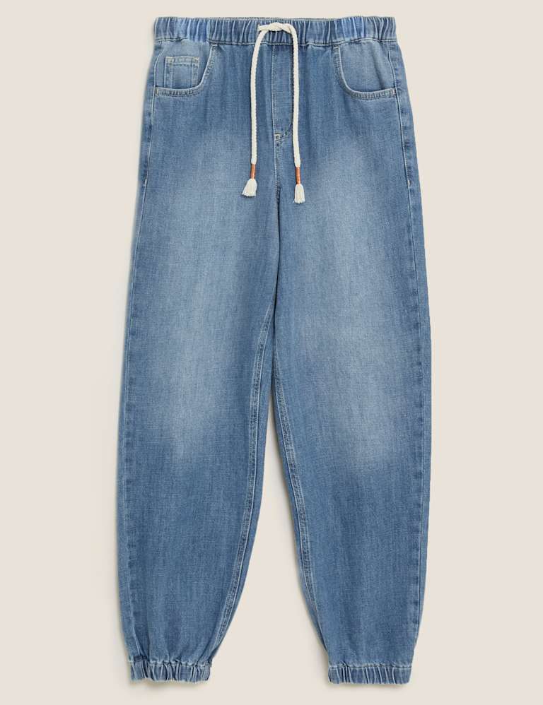 Denim Slim Fit Joggers | M&S Collection | M&S