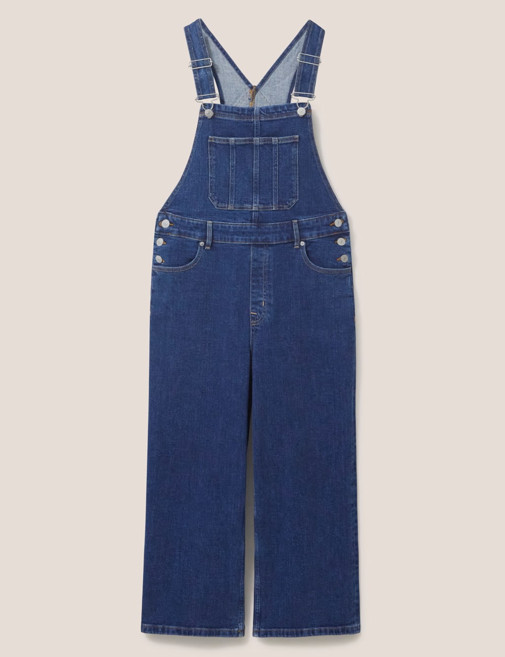 Denim Wide Leg Dungarees | White Stuff | M&S