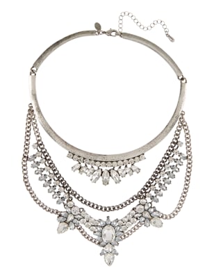 Diamanté & Jewel Collar Necklace | Limited Edition | M&S
