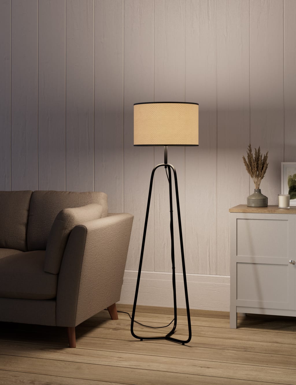 Dylan Tripod Floor Lamp | M&S Collection | M&S
