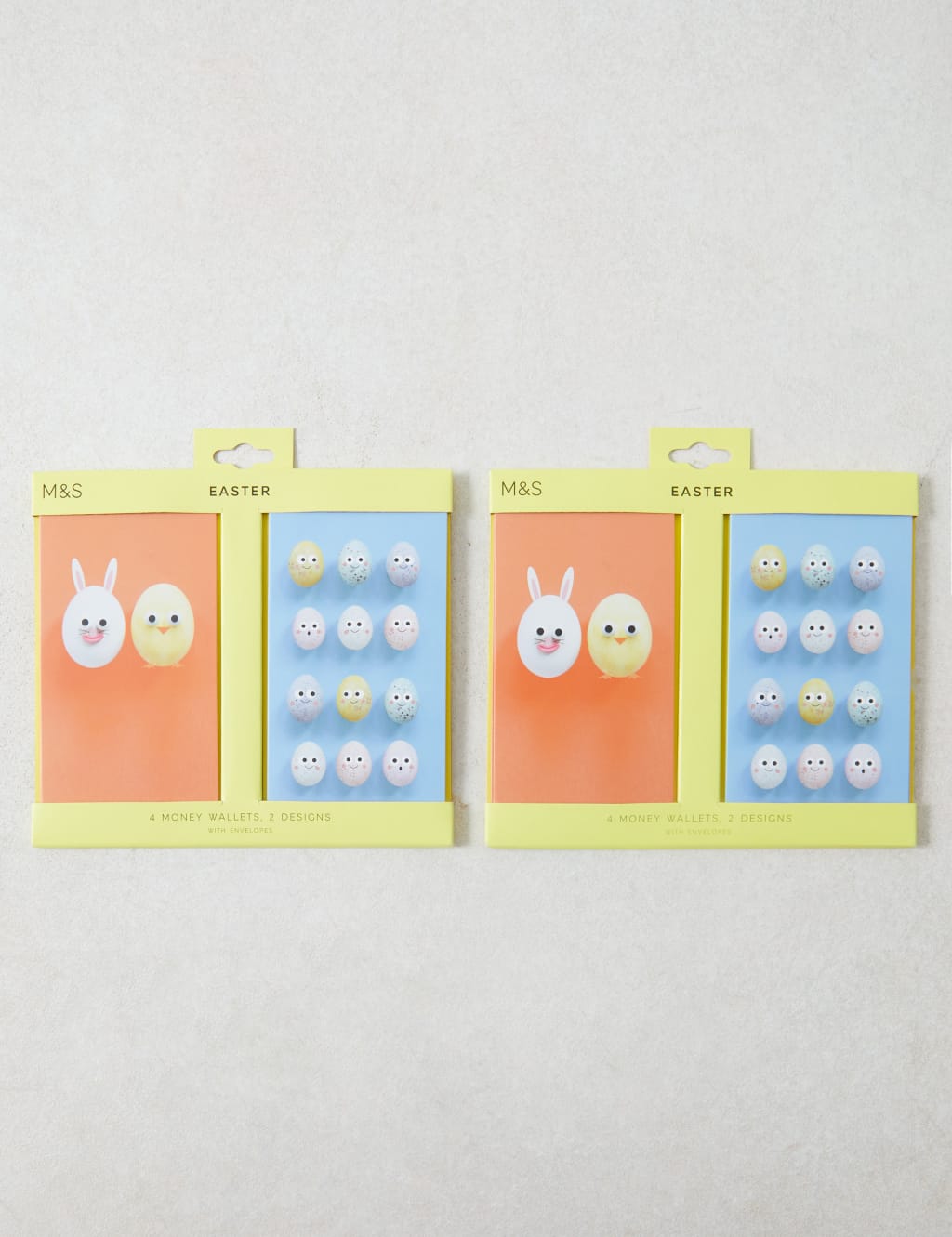 Easter Money Wallets - 2 Packs of 4 | M&S