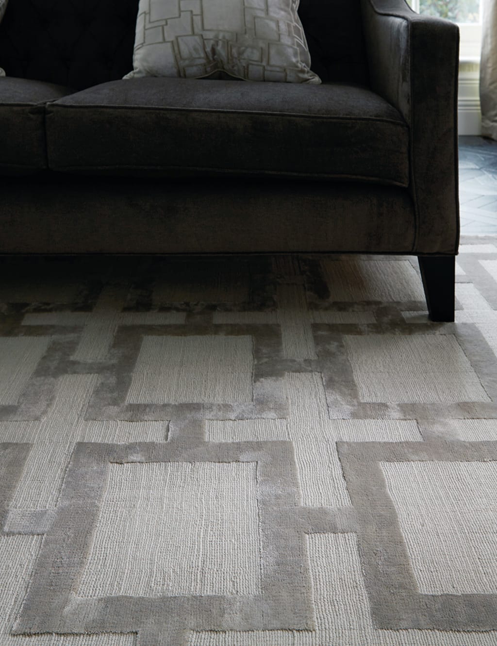 Eaton Contemporary Geometric Rug | Asiatic | M&S