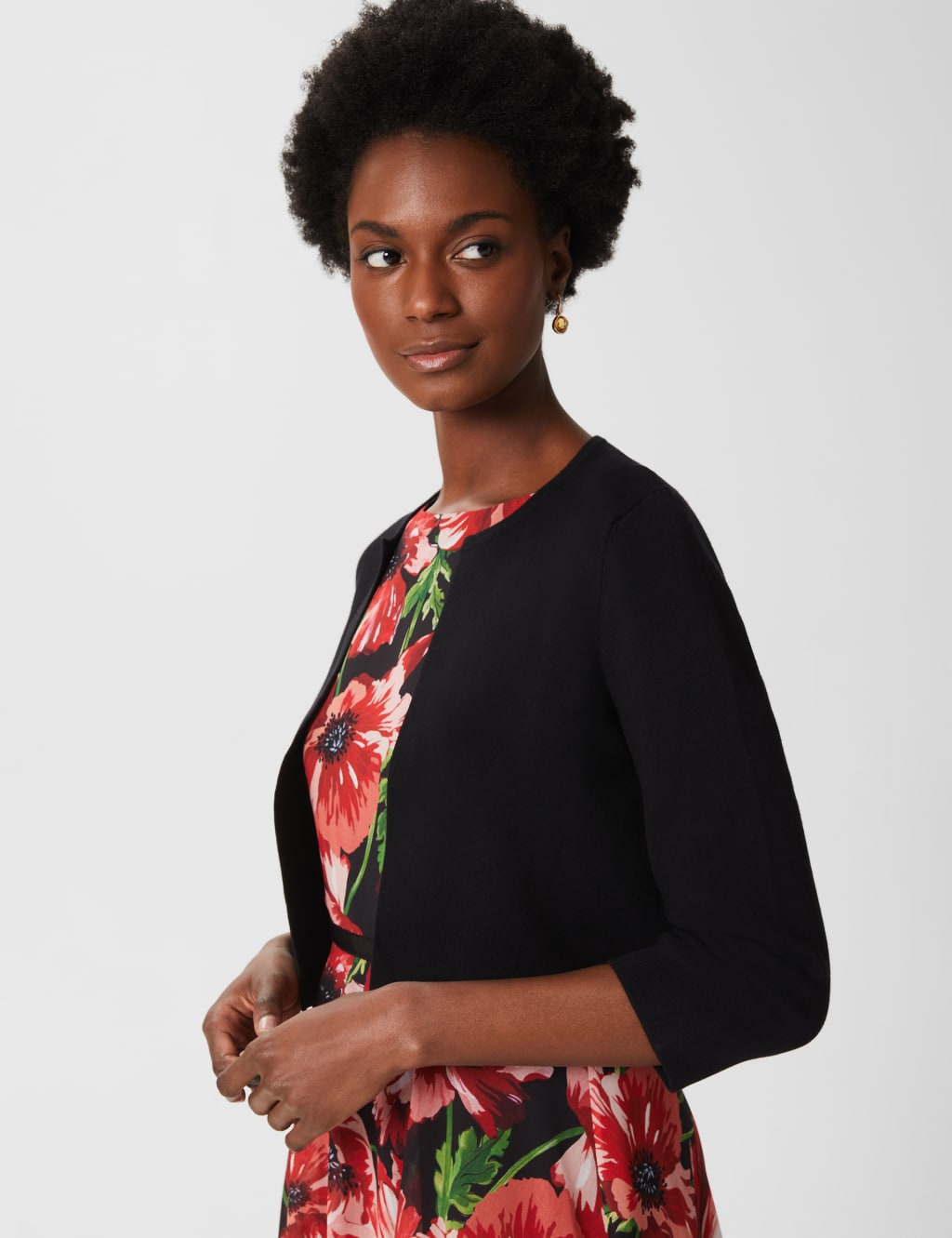 Edge to Edge Cropped Cardigan | HOBBS | M&S