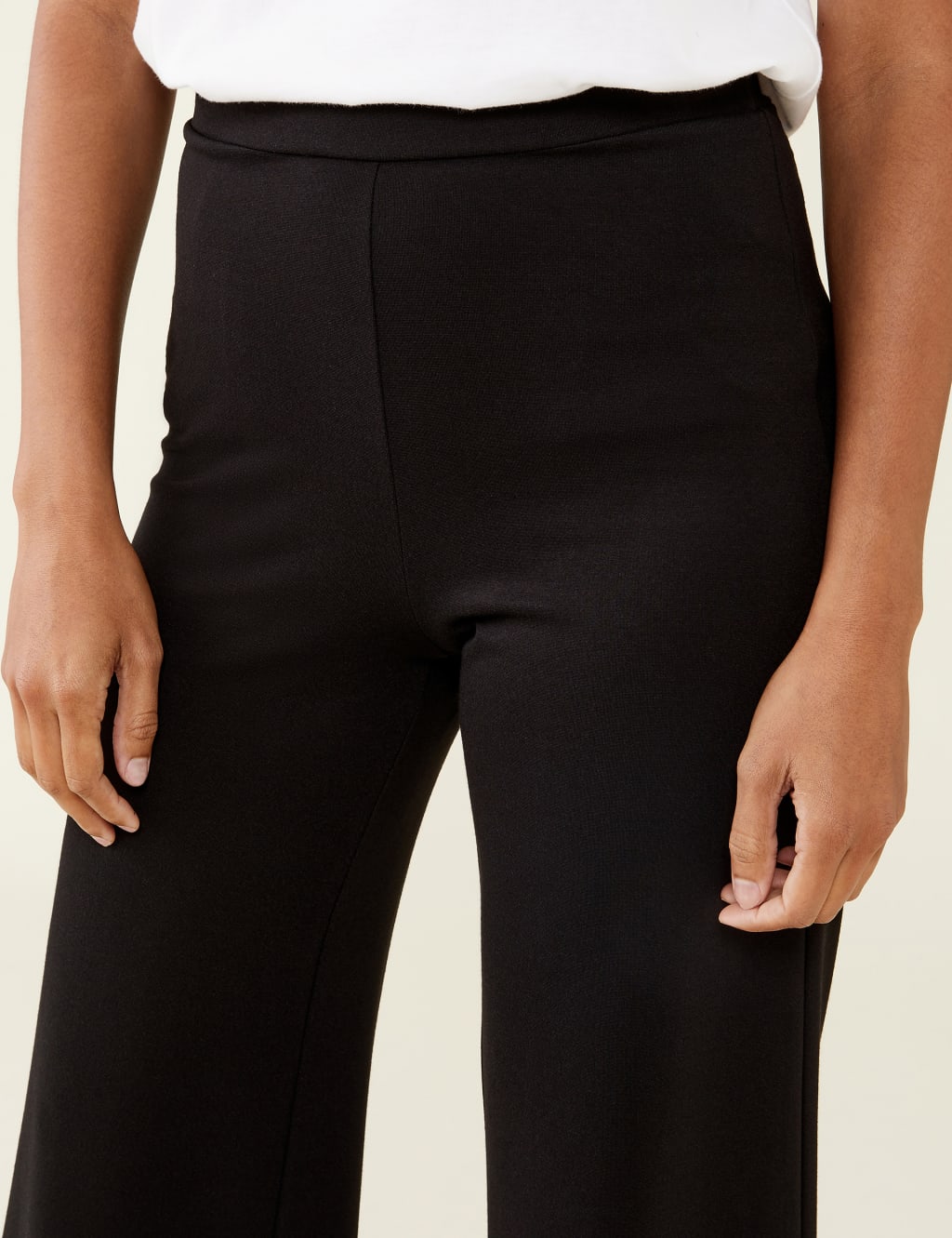 Elasticated Waist Wide Leg Trousers | Finery London | M&S