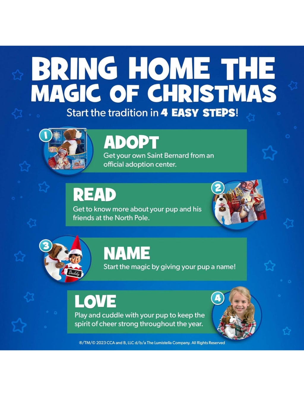 Elf Pets® A Saint Bernard Tradition (3+ Yrs) | The Elf On The Shelf | M&S
