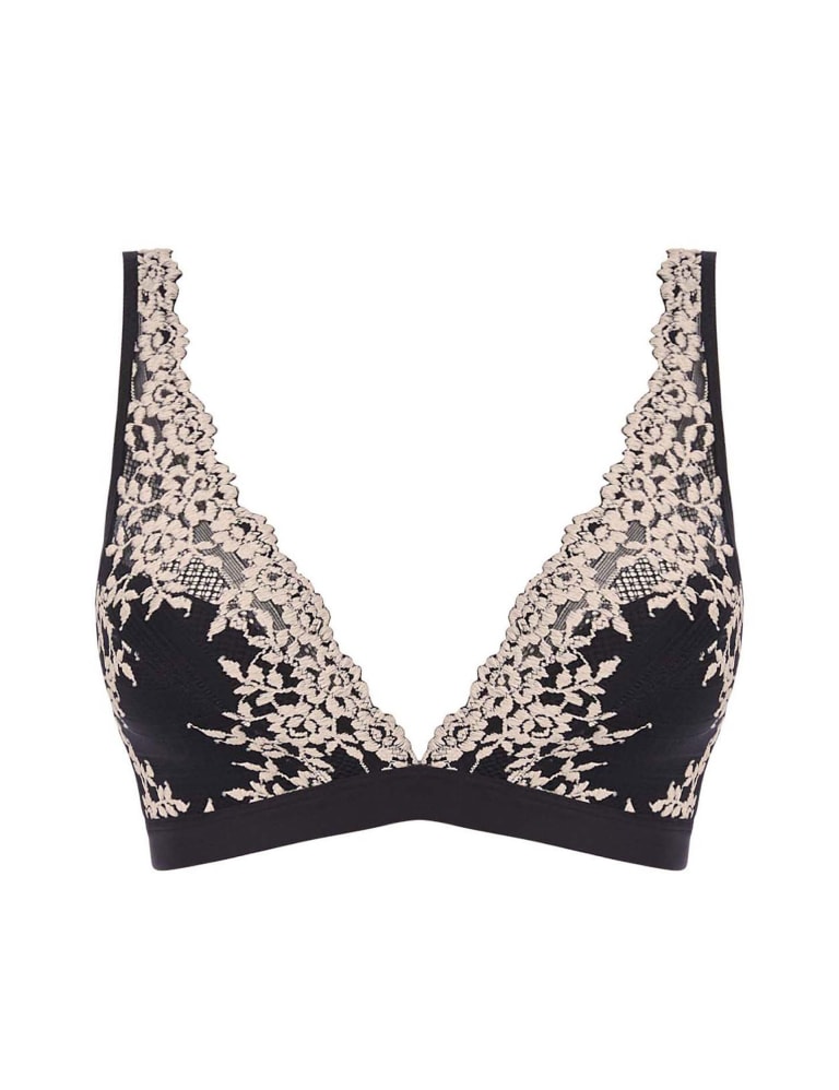 Embrace Floral Lace Non Wired Plunge Bra | Wacoal | M&S