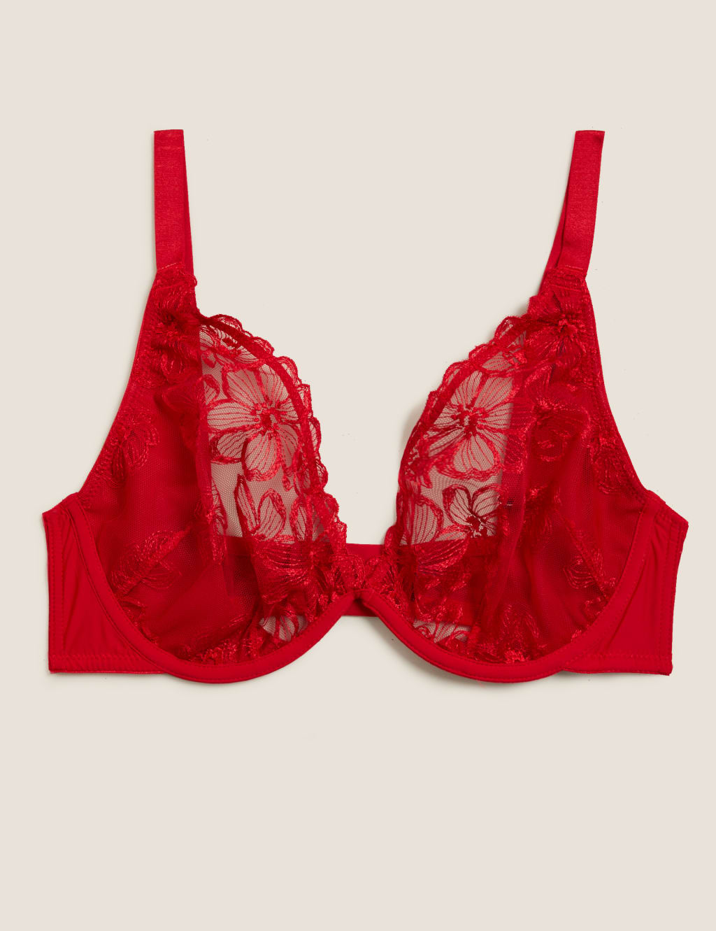 Embrace Underwired Plunge Bra A-E | M&S Collection | M&S