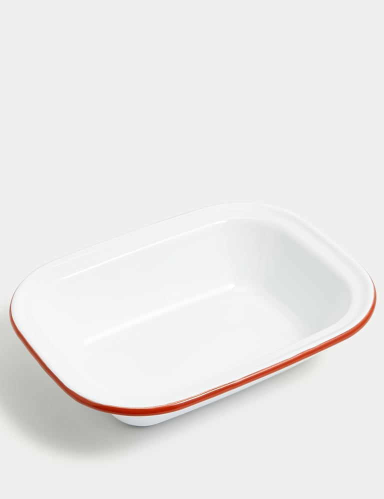 Enamel 28cm Pie Dish | M&S Collection | M&S