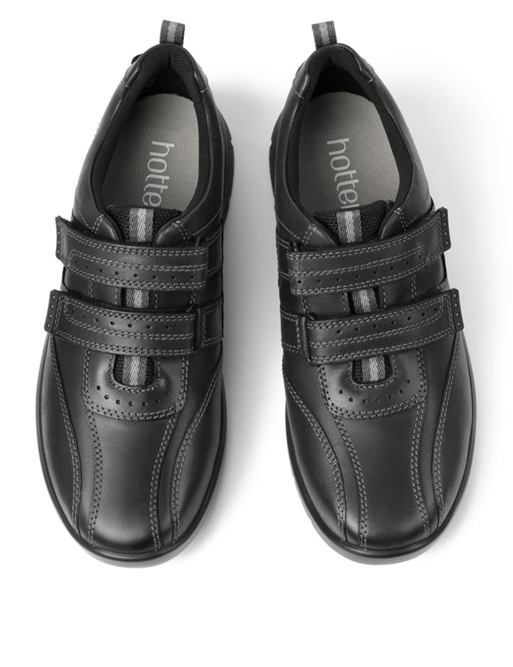 Energise Leather Riptape Shoes | Hotter | M&S