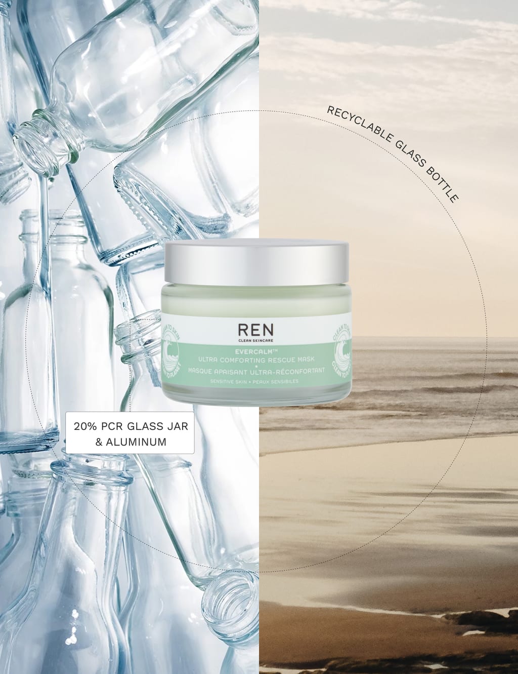 Evercalm™ Ultra Comforting Rescue Mask 50ml | REN | M&S