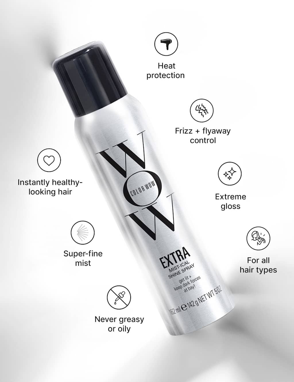 Extra Shine Spray 162ml | Color WOW | M&S
