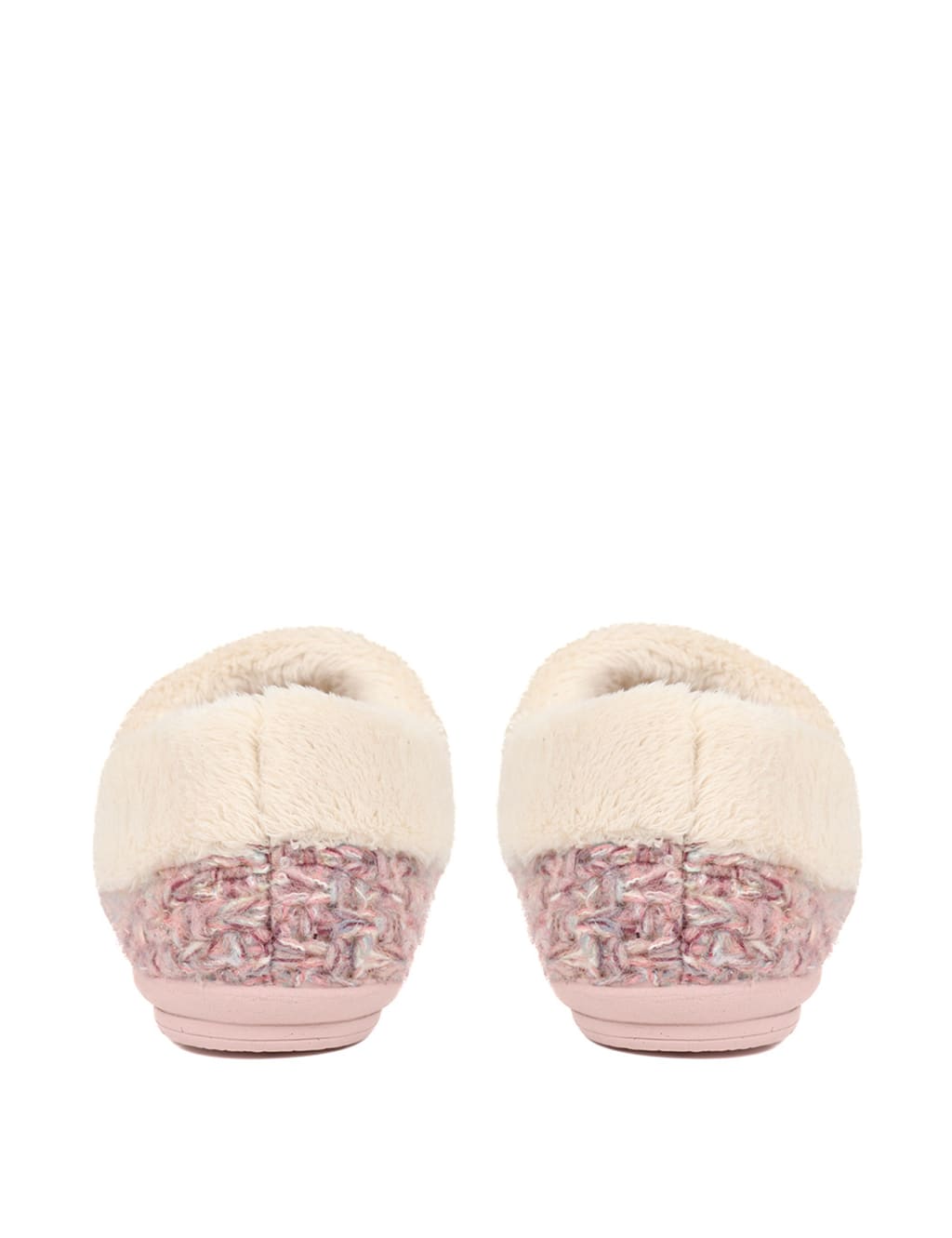 Faux Fur Lined Round Toe Slippers | Jones Bootmaker | M&S