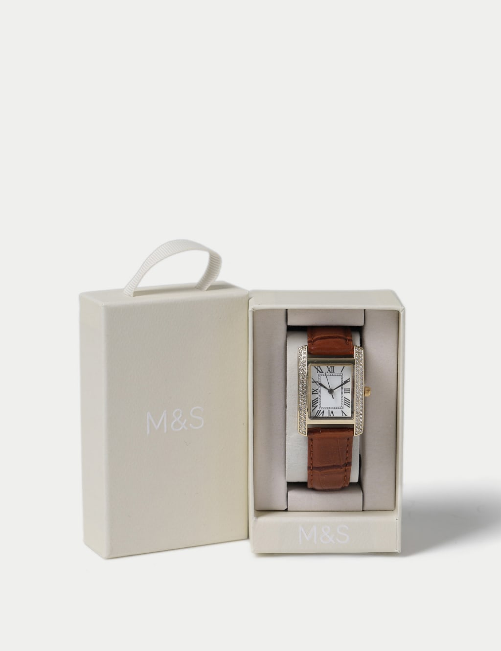 Faux Leather Rhinestone Watch | M&S Collection | M&S