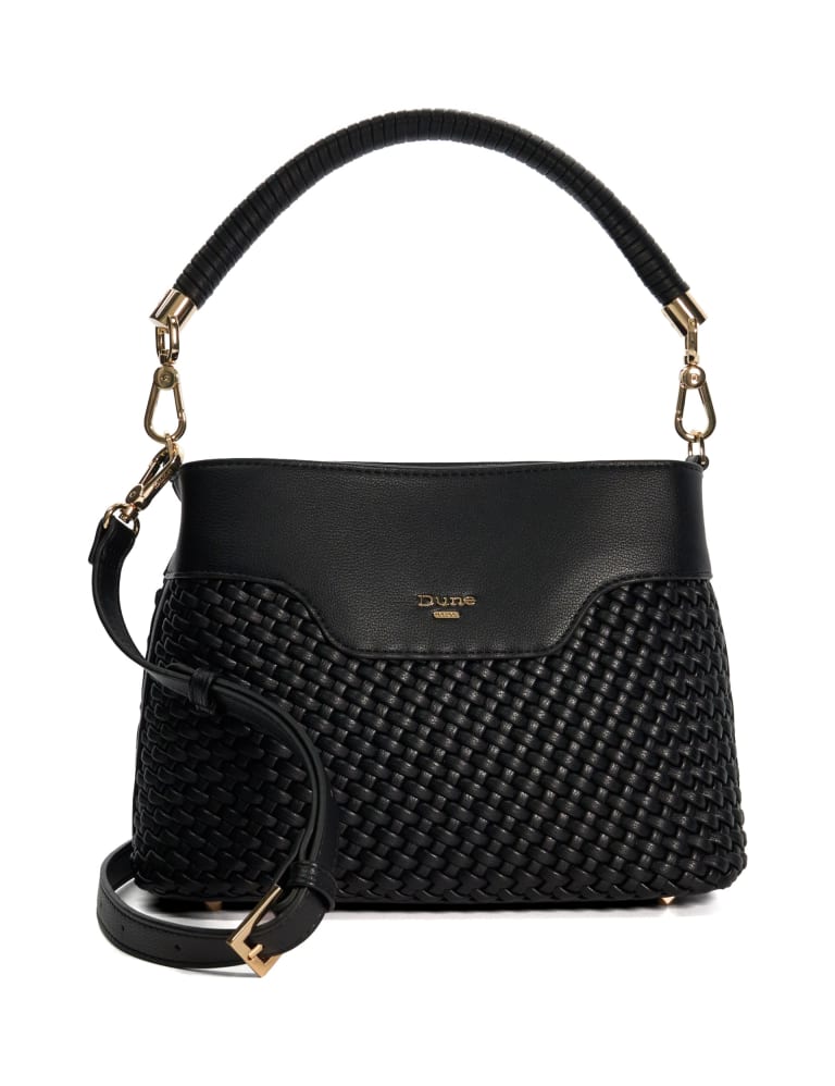 Faux Leather Woven Grab Bag | Dune London | M&S