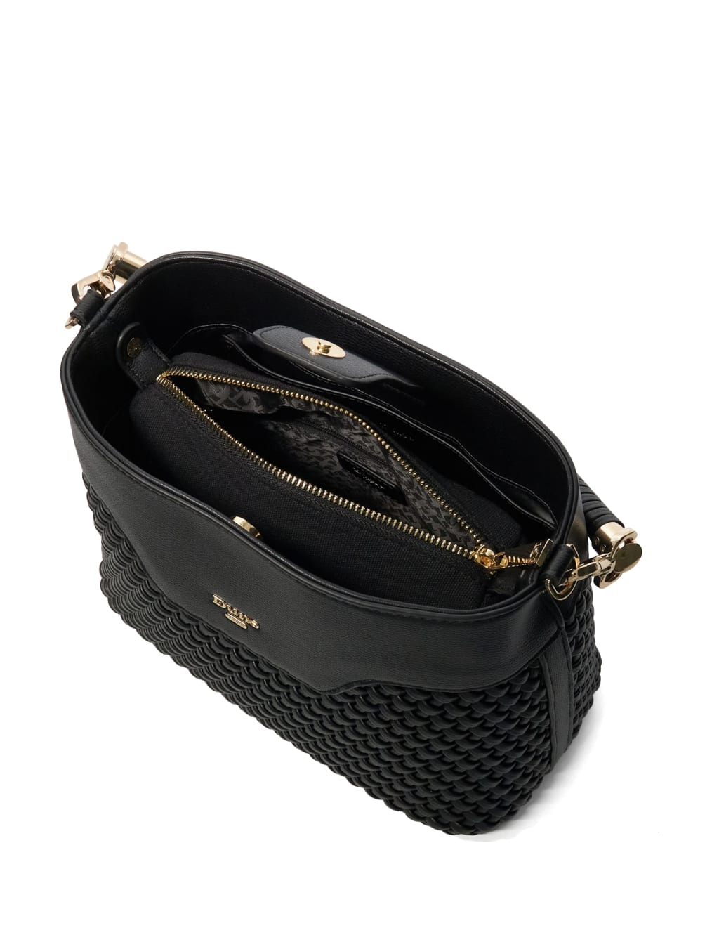 Faux Leather Woven Grab Bag | Dune London | M&S