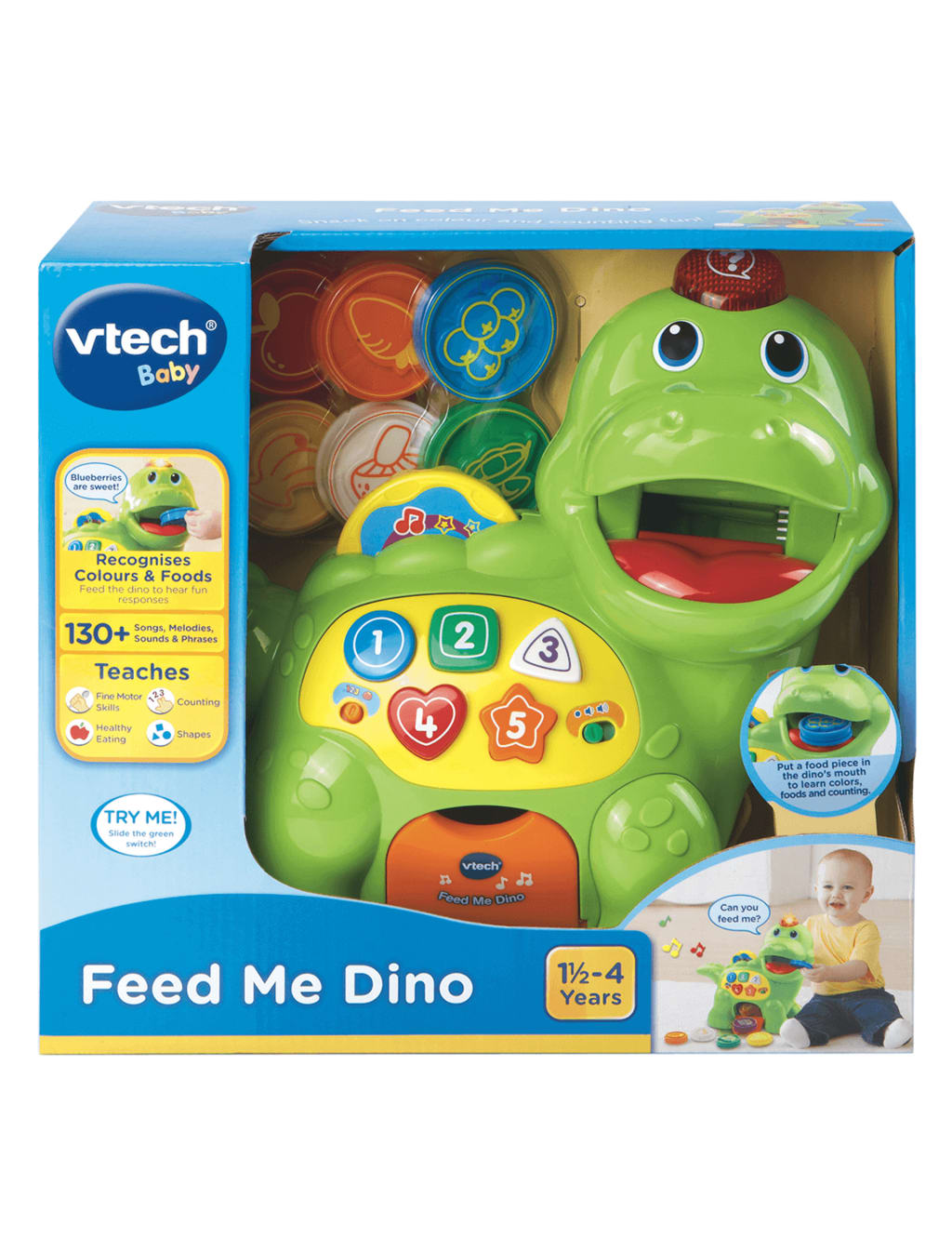 Feed Me Dinosaur Toy (1.5-4 Yrs) | Vtech | M&S