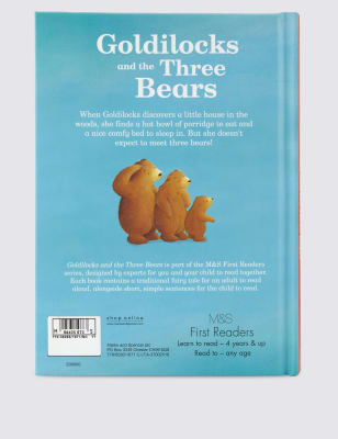 First Readers Goldilocks & The Three Bears Book | M&S