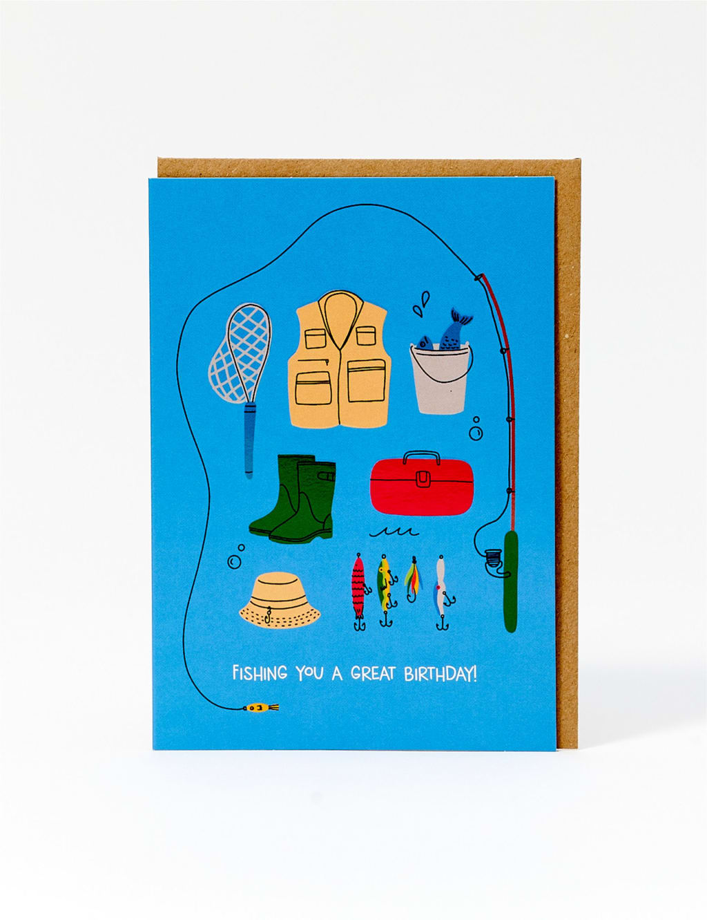 Fishing Themed Birthday Card | M&S
