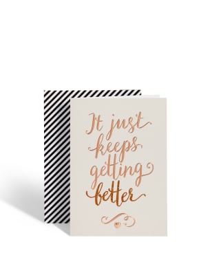 Flitter Text Anniversary Card | M&S