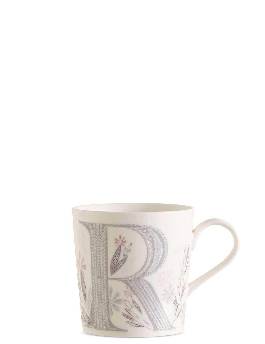 Floral Alphabet R Mug | M&S