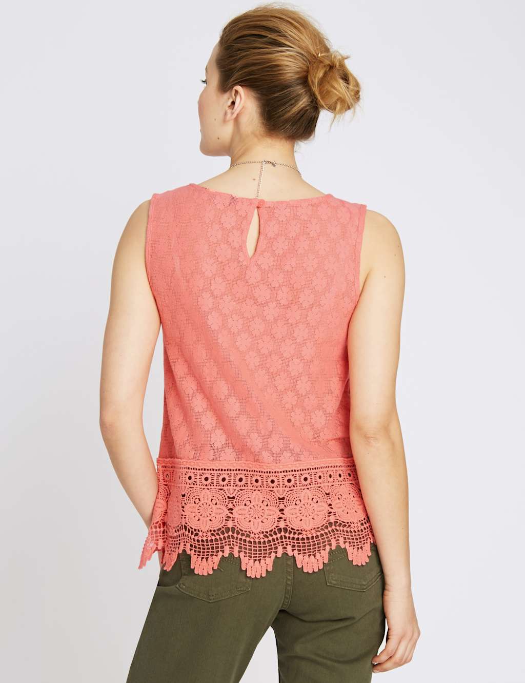 Floral Lace Vest Top | M&S Collection | M&S