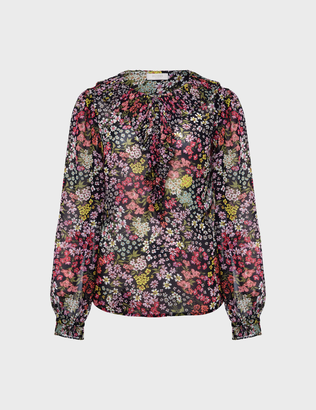 Floral Ruffle Top | HOBBS | M&S