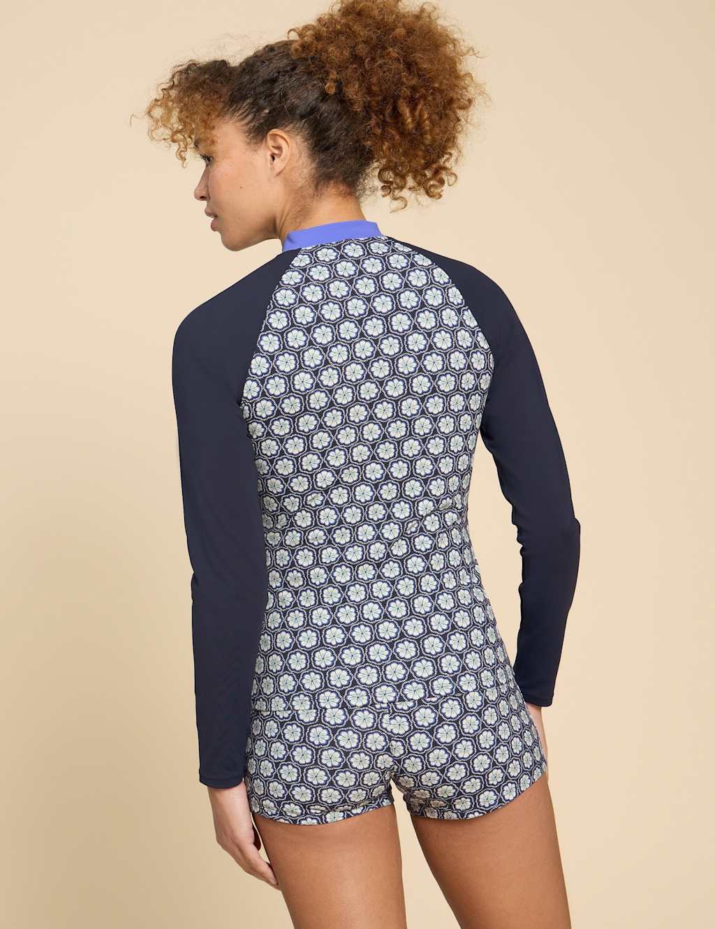 Floral Zip Up Rash Vest | White Stuff | M&S