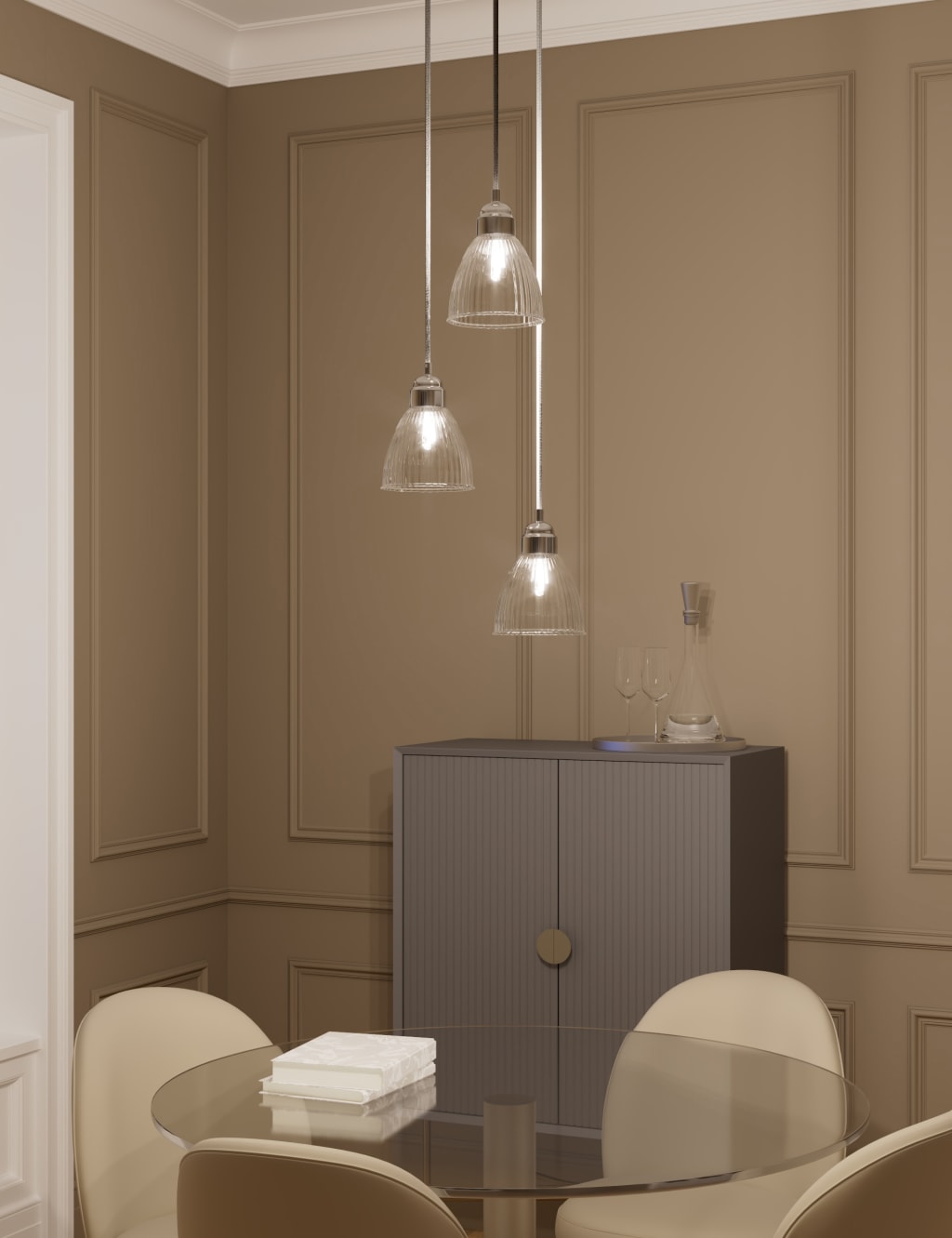 Florence Glass 3 Multi Pendant Light | M&S Collection | M&S