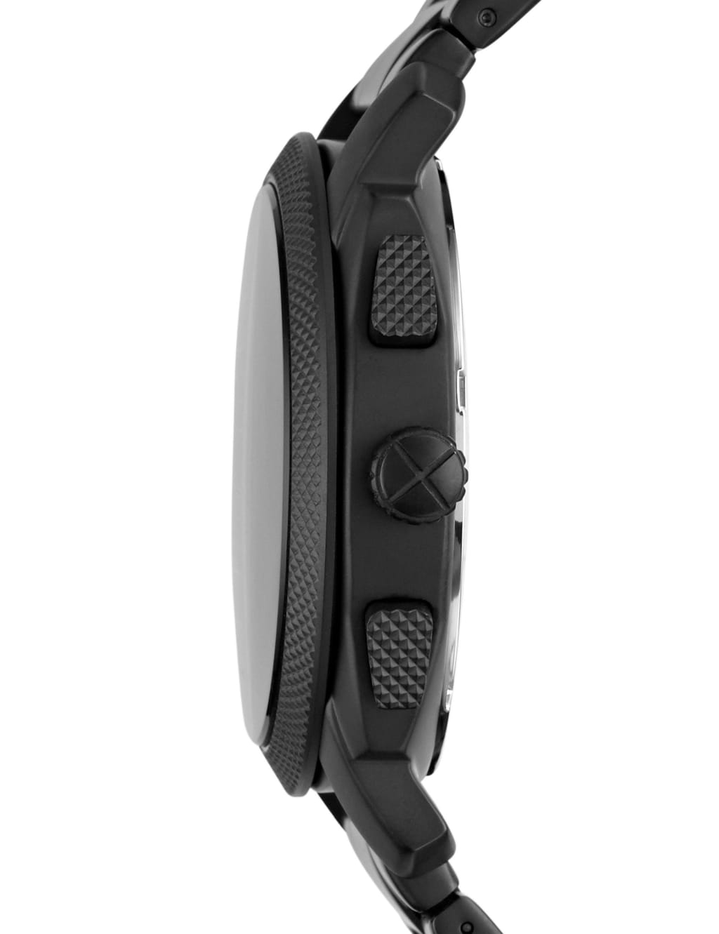 Fossil Machine Black Stainless Steel Chronograph Watch | Fossil | M&S