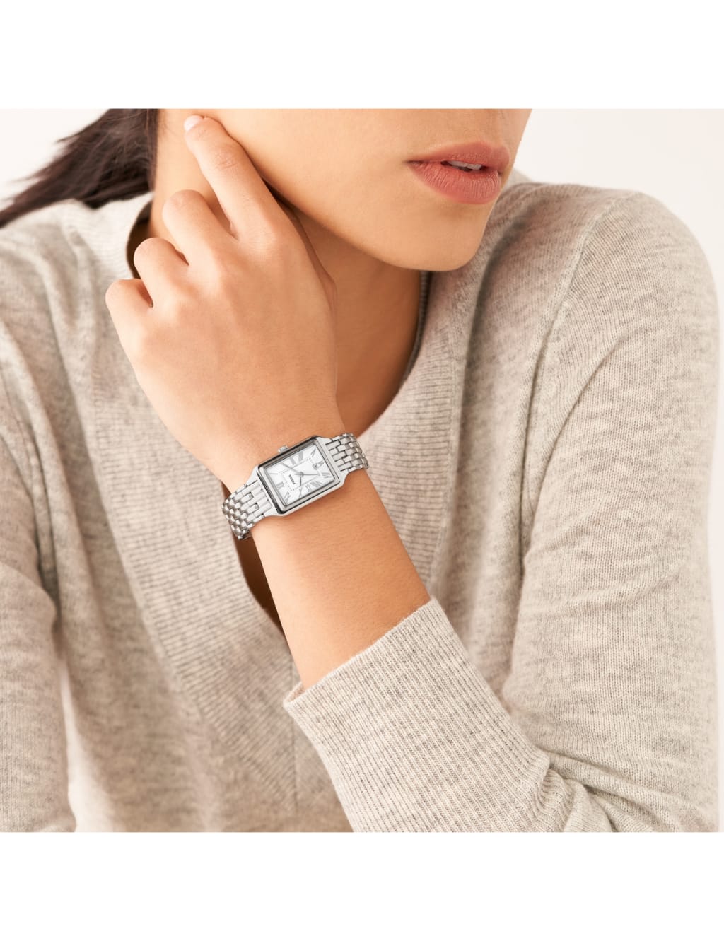 Fossil Raquel Stainless Steel Watch | Fossil | M&S