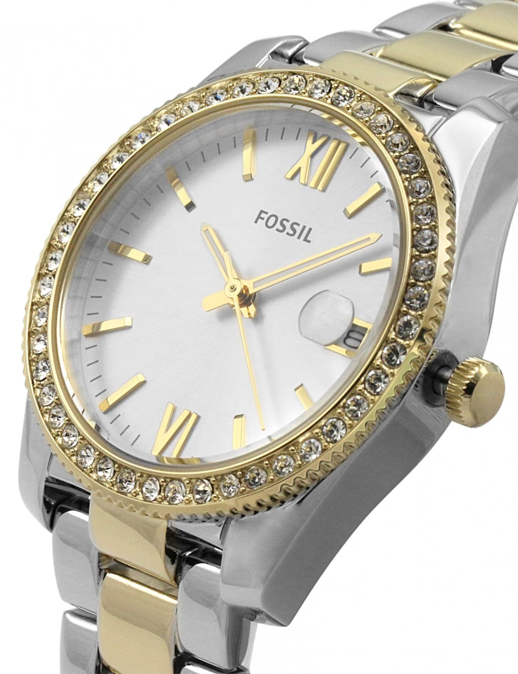Fossil Scarlette Stainless Steel Watch | Fossil | M&S