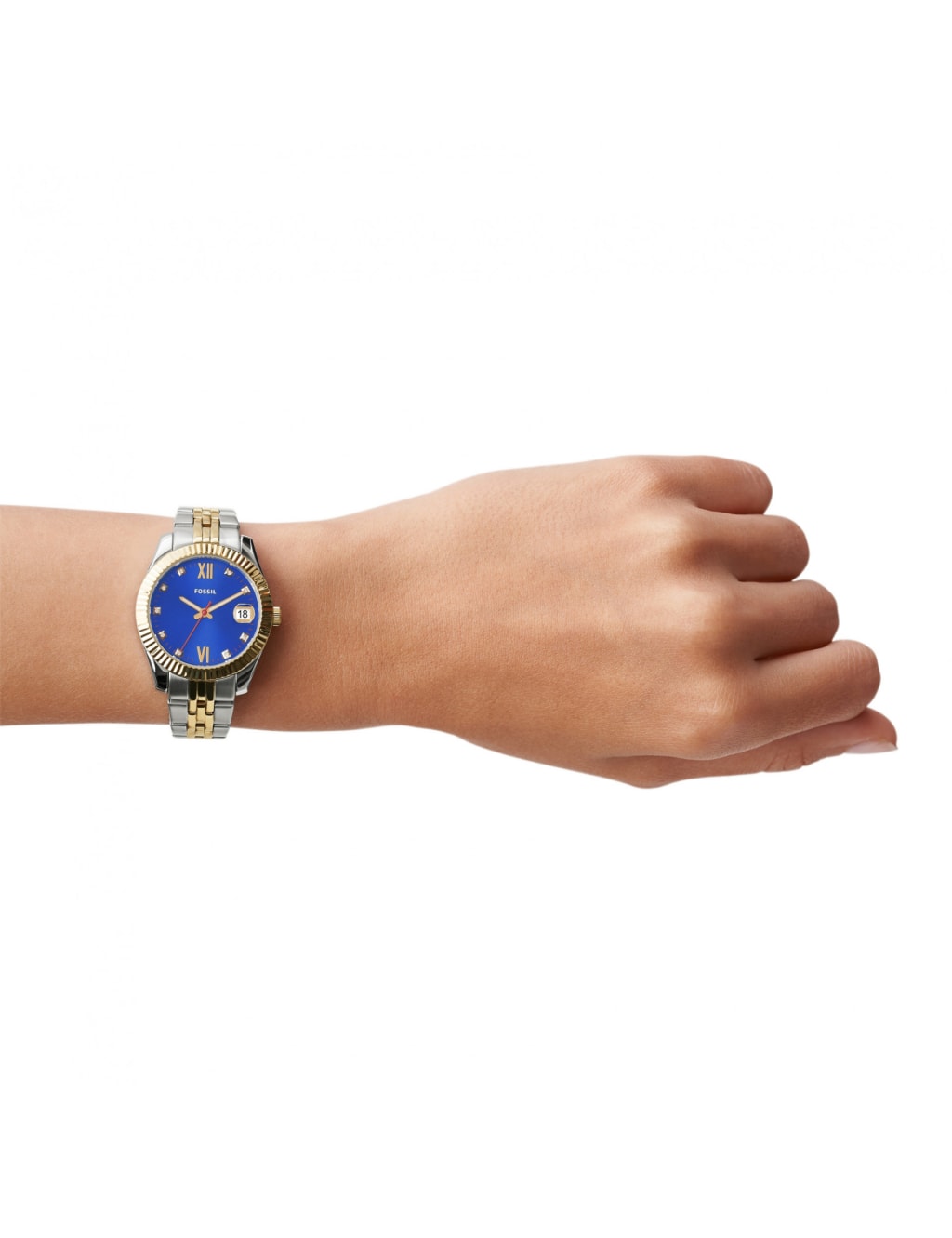 Fossil Scarlette Stainless Steel Watch | Fossil | M&S