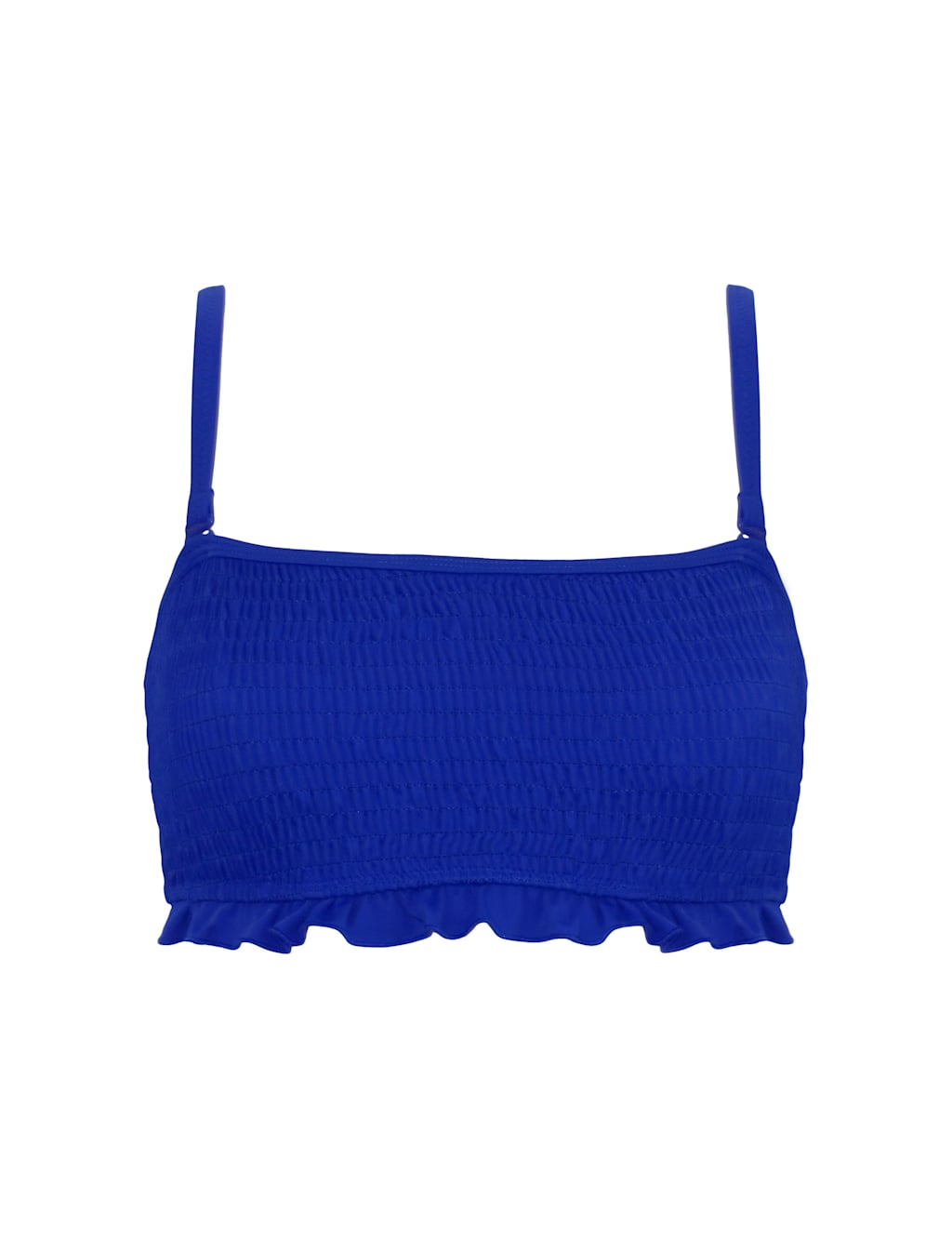 Free Spirit Wired Ruched Bandeau Bikini Top Pour Moi Mands
