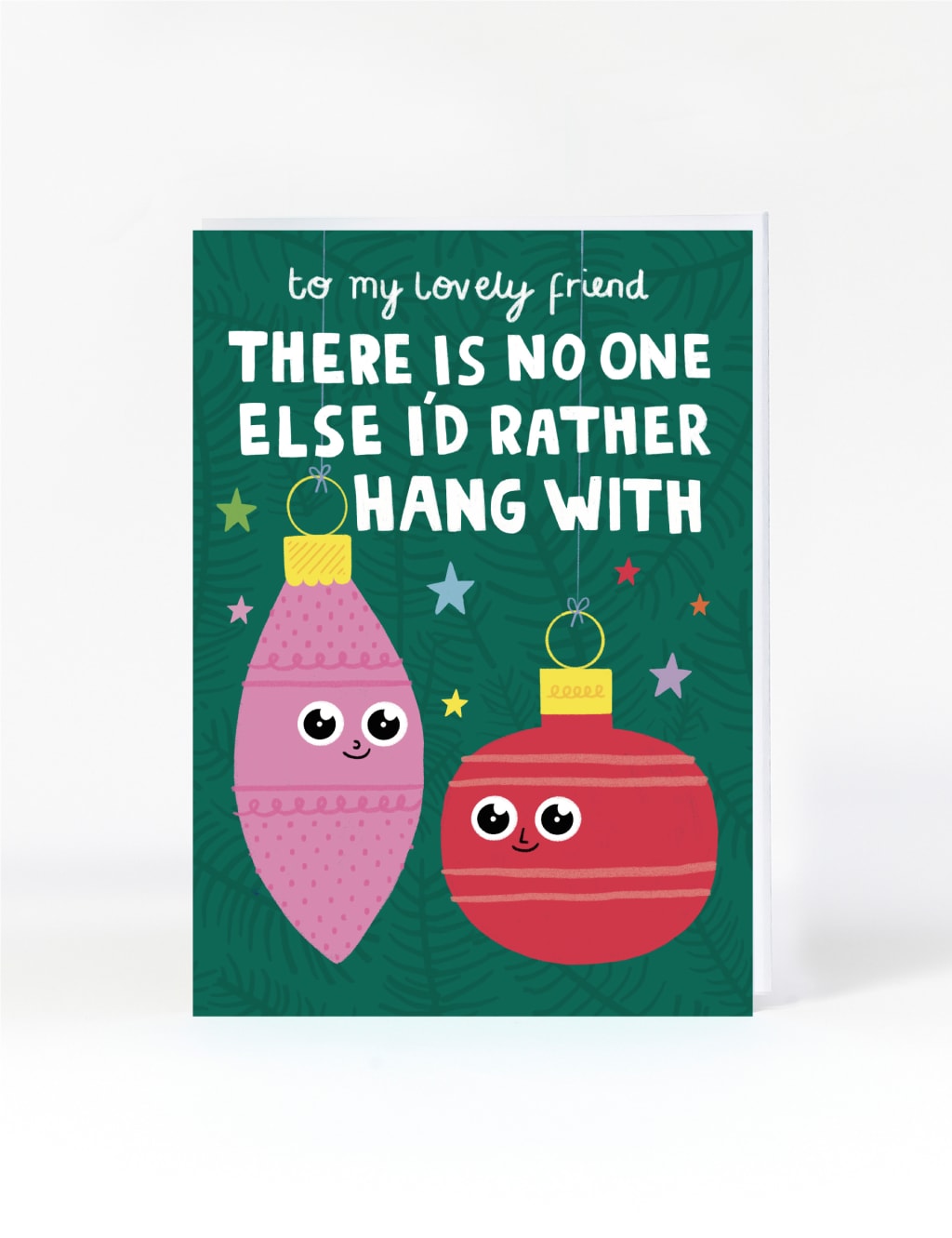 Friend Baubles Christmas Card | M&S