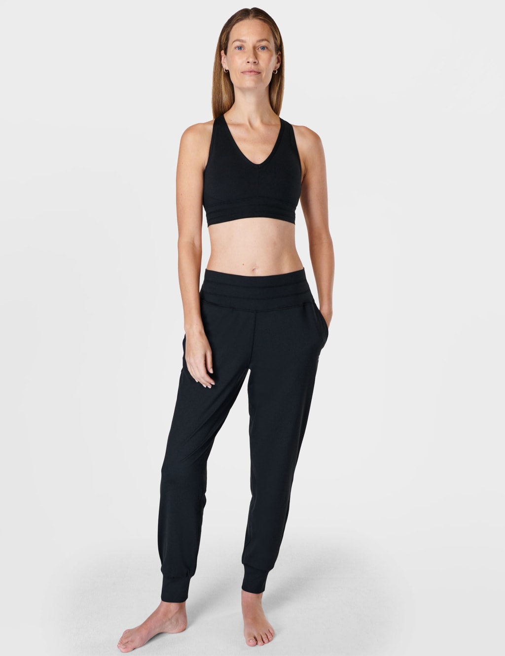 Gaia Yoga Non Wired Sports Bra | Sweaty Betty | M&S