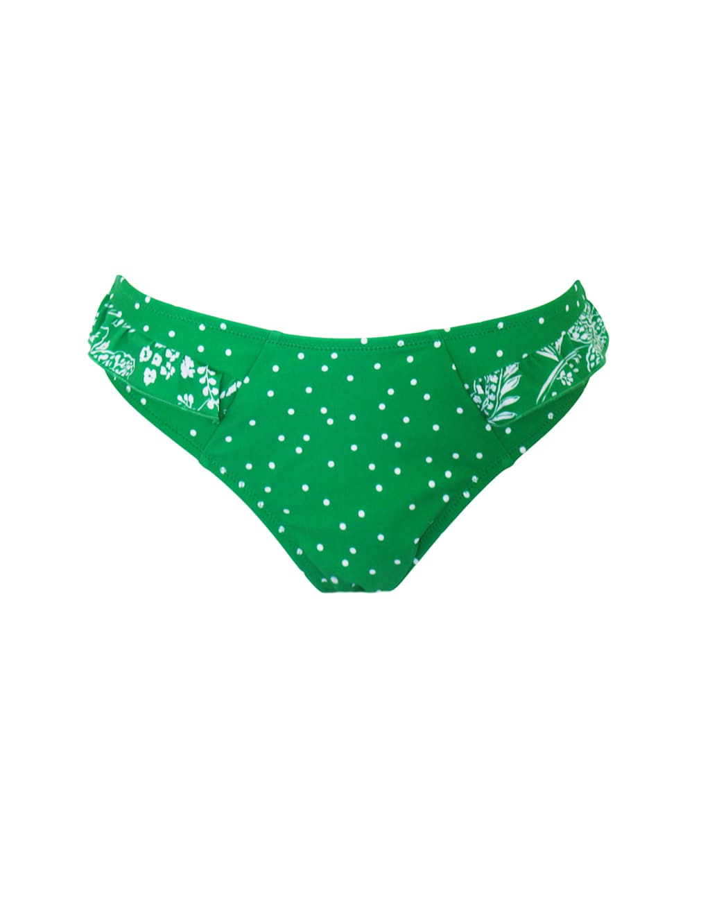 Getaway Polka Dot Frill Bikini Bottoms | Pour Moi | M&S