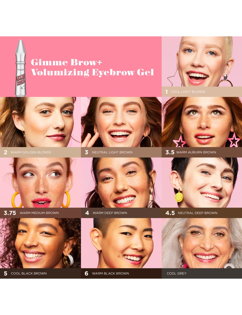 Gimme Brow Volumising Eyebrow Gel Mini 1.5g | BENEFIT | M&S
