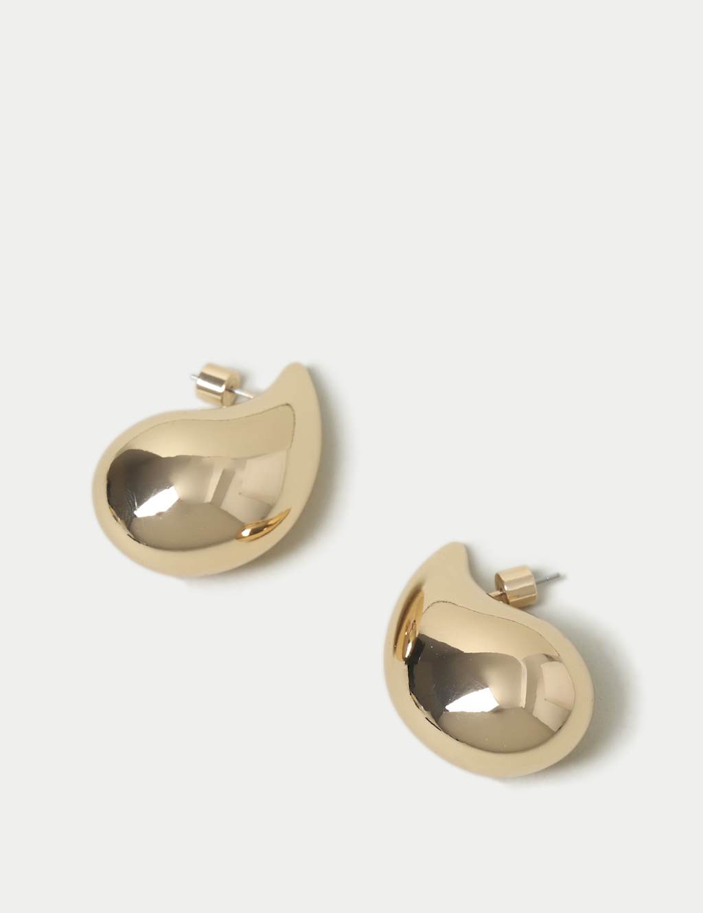 Gold Maxi Tear Drop Stud | M&S Collection | M&S