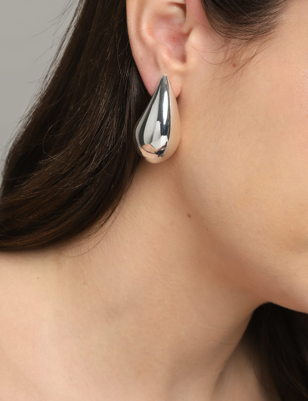 Gold Maxi Tear Drop Stud | M&S Collection | M&S