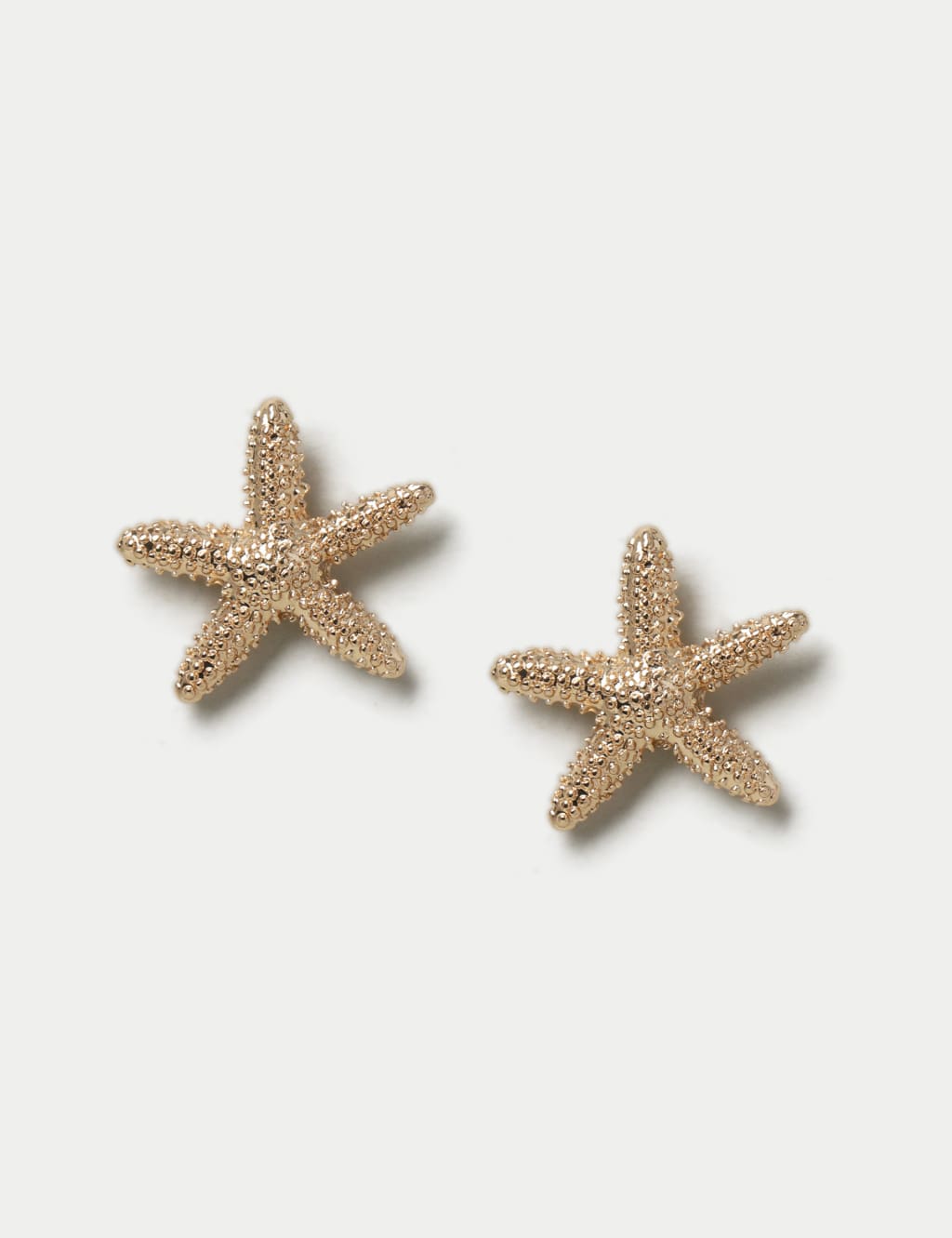 Gold Tone Starfish Stud Earrings | M&S Collection | M&S