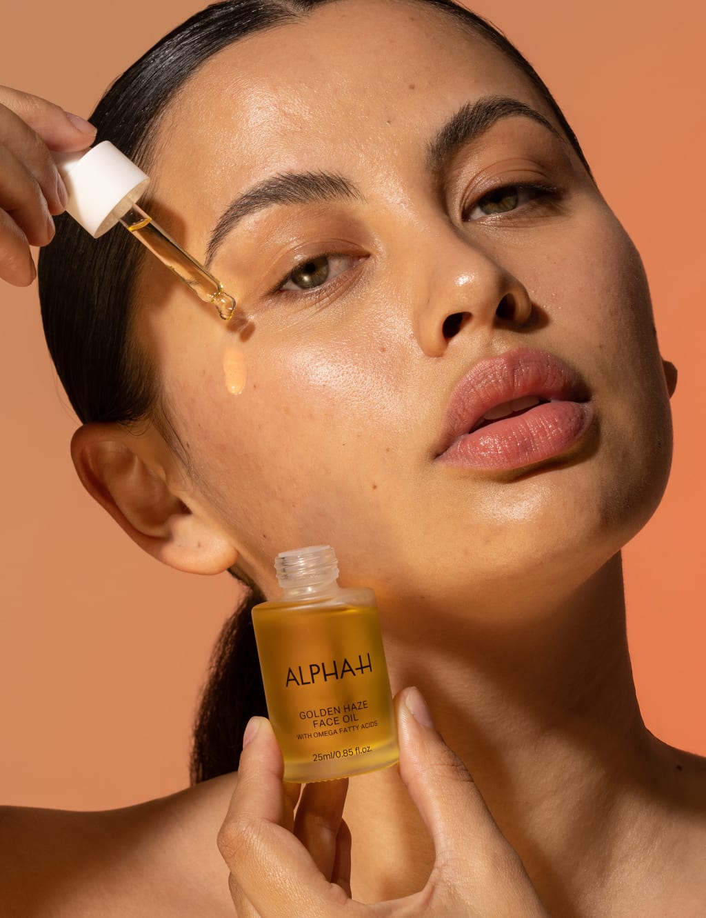 Golden Haze Face Oil with Omega Fatty Acids 25ml | Alpha-H | M&S