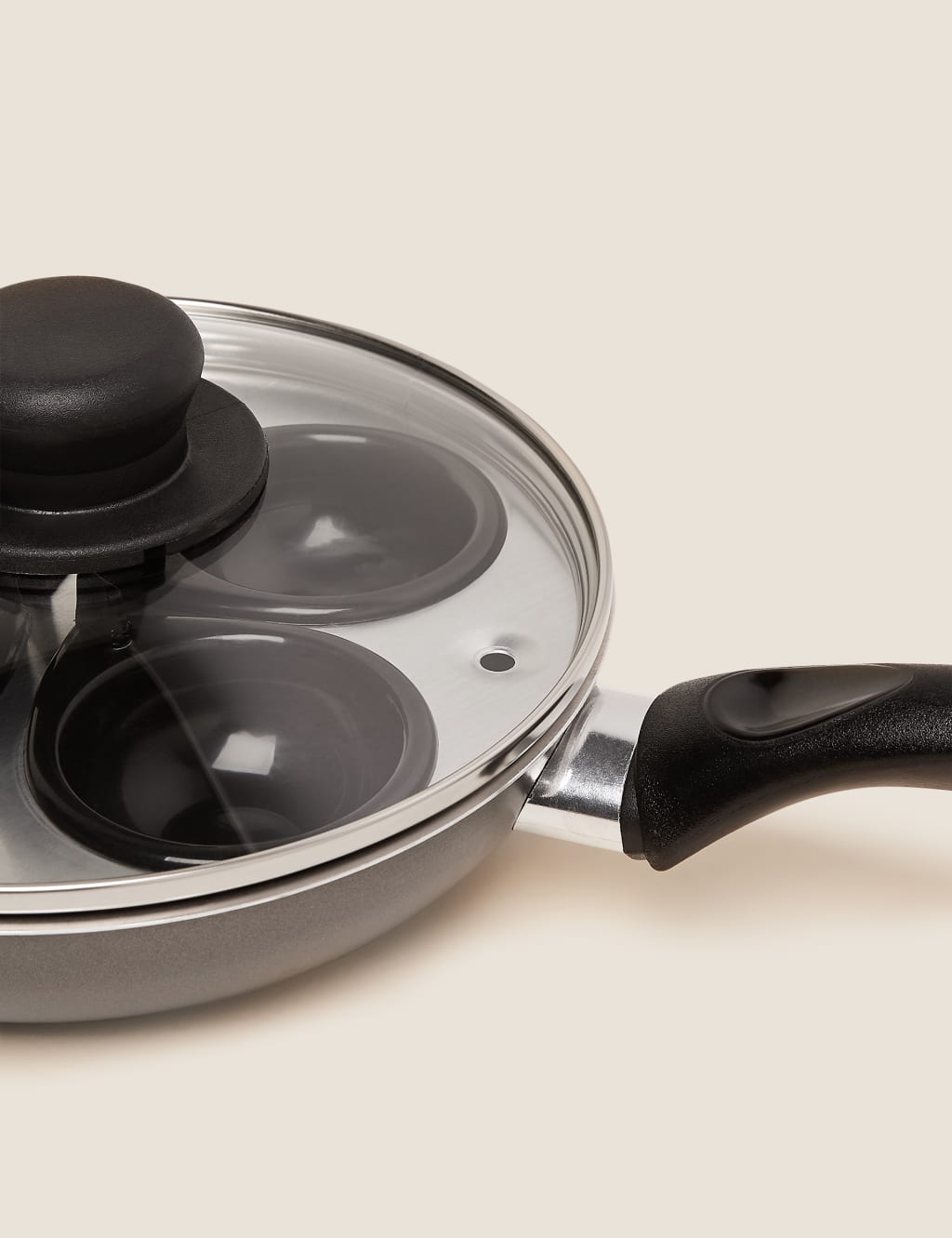 Grey Aluminium 3-in-1 Egg Pan | M&S Collection | M&S