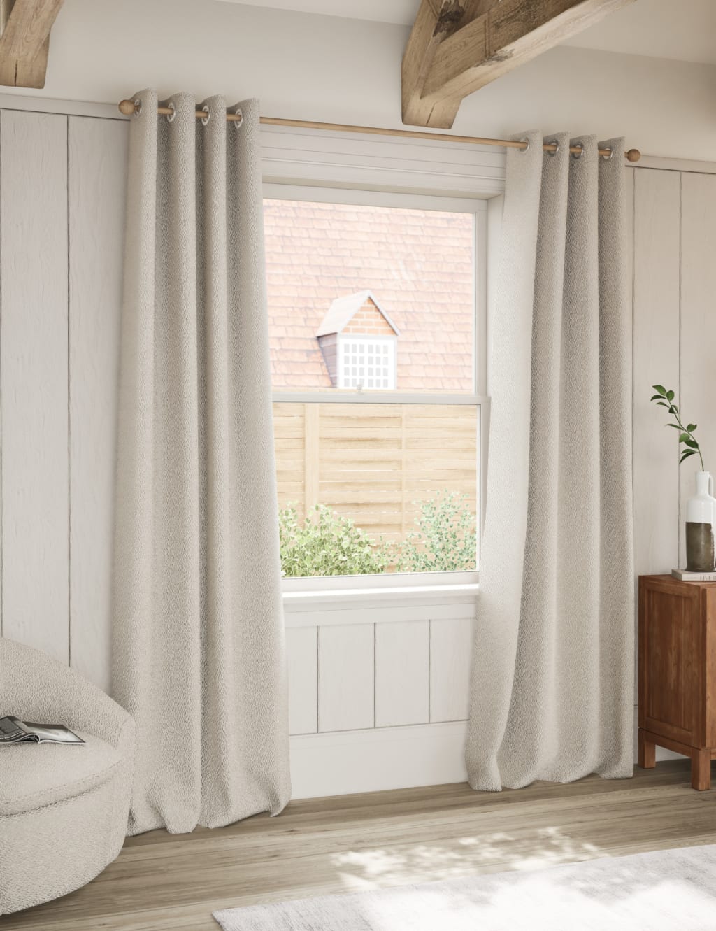 Ready-Made Eyelet Curtains | M&S