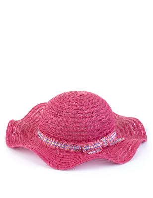 Pure Cotton Glitter Hat (Younger Girls) | M&S