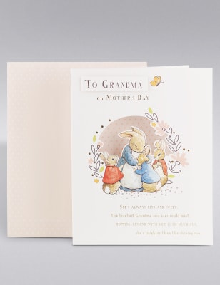 Grandma Peter Rabbit™ Mother's Day Card | M&S