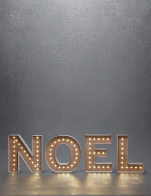 NOEL Giant Light-Up Letters | M&S