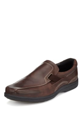 Leather Tramline Shoes with Airflex™ | M&S Collection | M&S